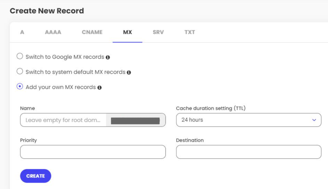 SiteGround添加腾讯企业邮箱/阿里邮箱的解析记录 - 比得汪